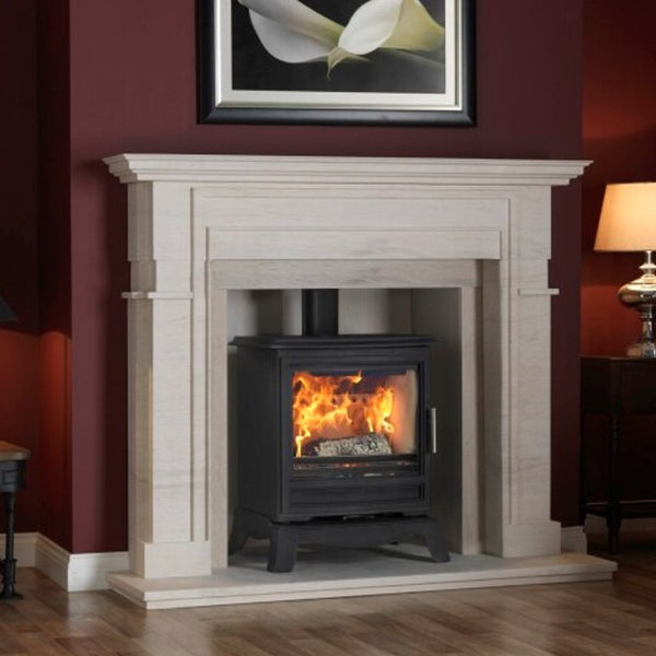 CJ Purevision LPV8 Linea Multi fuel 8kW Stove Charlton and Jenrick ...