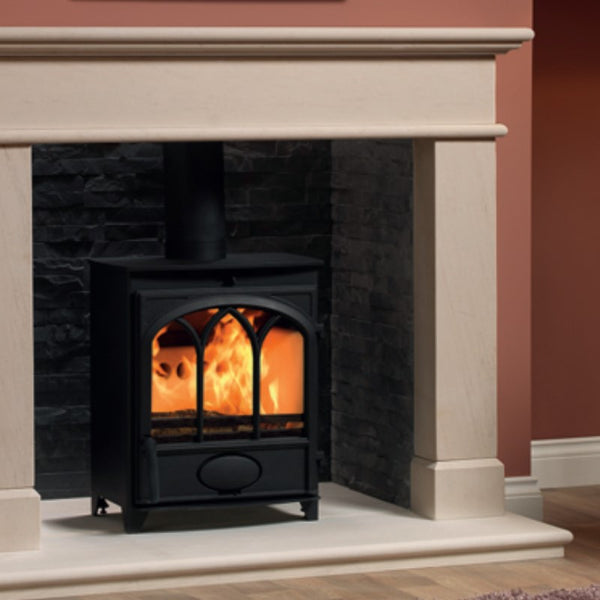 CJ Fireline Linea Multi fuel 7kW Stoves. Charlton and Jenrick fires stoves and woodburners from ...