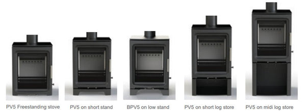 PUREVISION - Charlton & Jenrick BPV5 Slimline Multi Fuel Stove